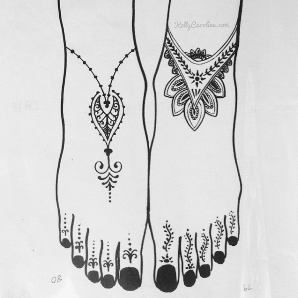 simple henna design | Kelly Caroline