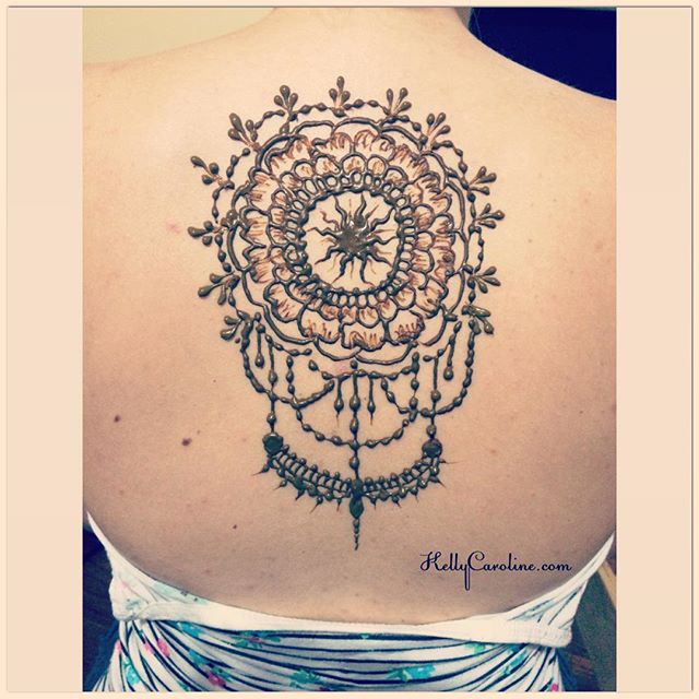 Back Henna Designs | Kelly Caroline